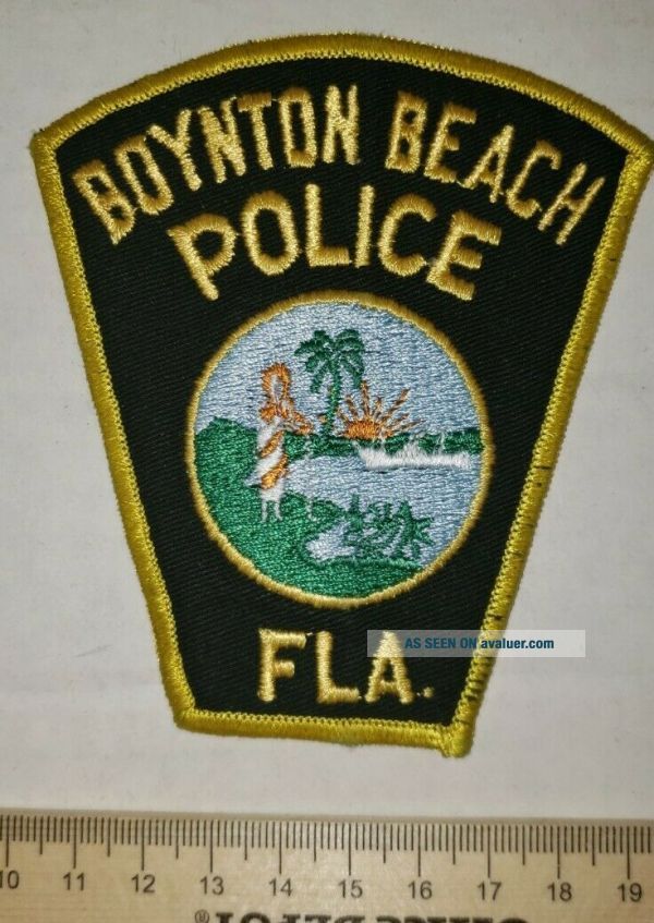 Older Boynton Beach FL Police Patch | #49155258