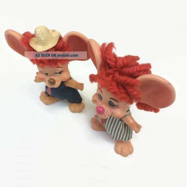 Roy Des Of Florida Set 2 Big Ear Mouse Banks Hillbilly Boy And Girl ...