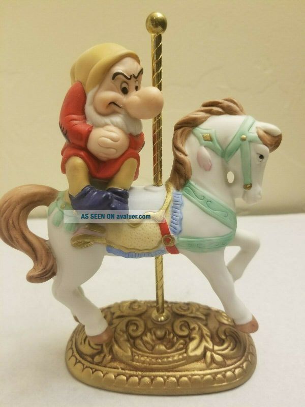 Disney England Collector’s Society Carousel Grumpy Horse Figure | #49236464