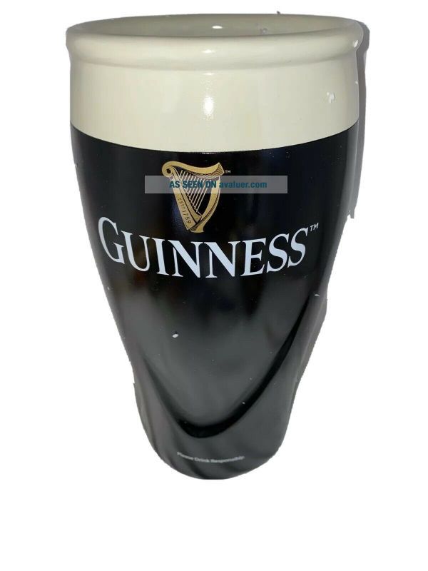 Guinness Beer Giant Pint Glass Mug Tip Jar Bar Pub Game Room Man Cave ...