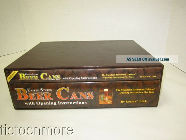 UNITED STATES BEER CANS BOOK SET REFERENCE GUIDE & SUPPLEMENT LILEK OUT ...