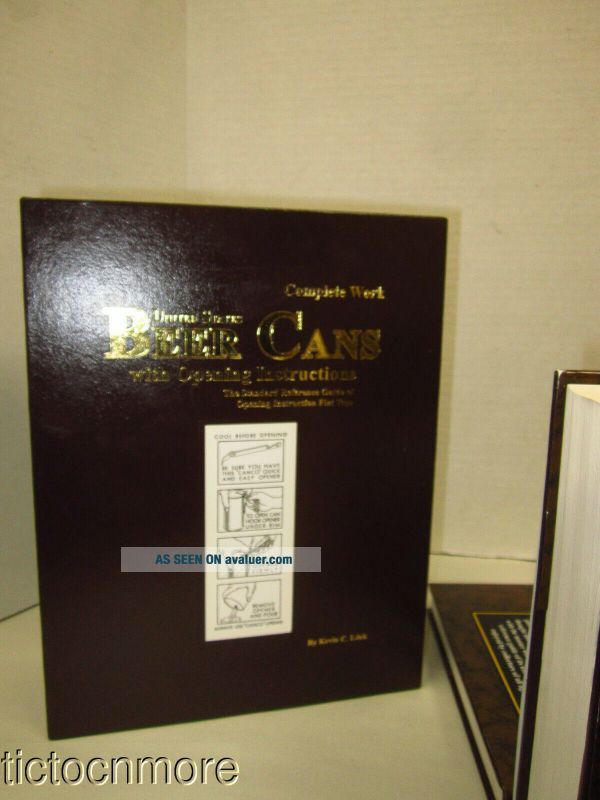 UNITED STATES BEER CANS BOOK SET REFERENCE GUIDE & SUPPLEMENT LILEK OUT ...