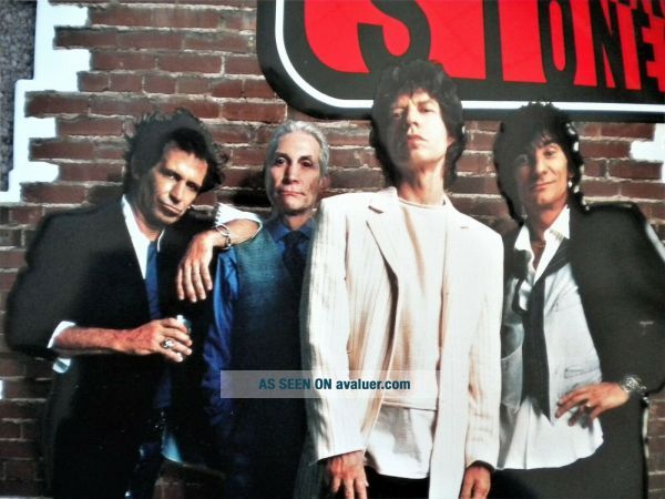 1994 BUDWEISER ROLLING STONES VOODOO LOUNGE TOUR EMBOSSED TIN SIGN ...