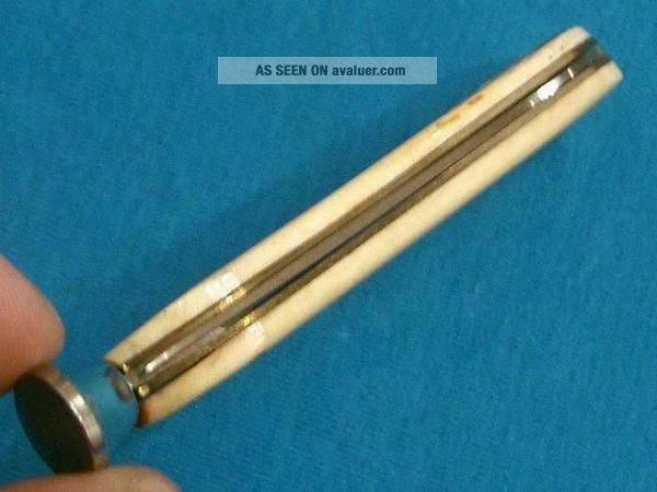 VINTAGE NATIONAL BLADE FIGURAL ESTATE PIPE SMOKERS WHALING SHIP ...