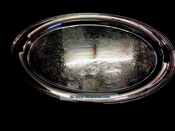 Vintage Gorham EP Silver Plate Serving Platter / Tray 22 X 16 XLNT ...