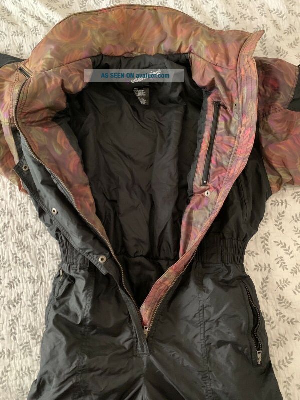 Vtg 80s 90s EDELWEISS One Piece Snow Suit Apres Ski Bib Retro Snowsuit ...