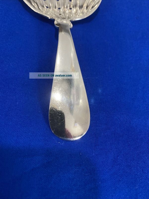 Plain Mothers Gorham 025 Silver Bon Bon Server Candy Nut Spoon Pierced ...