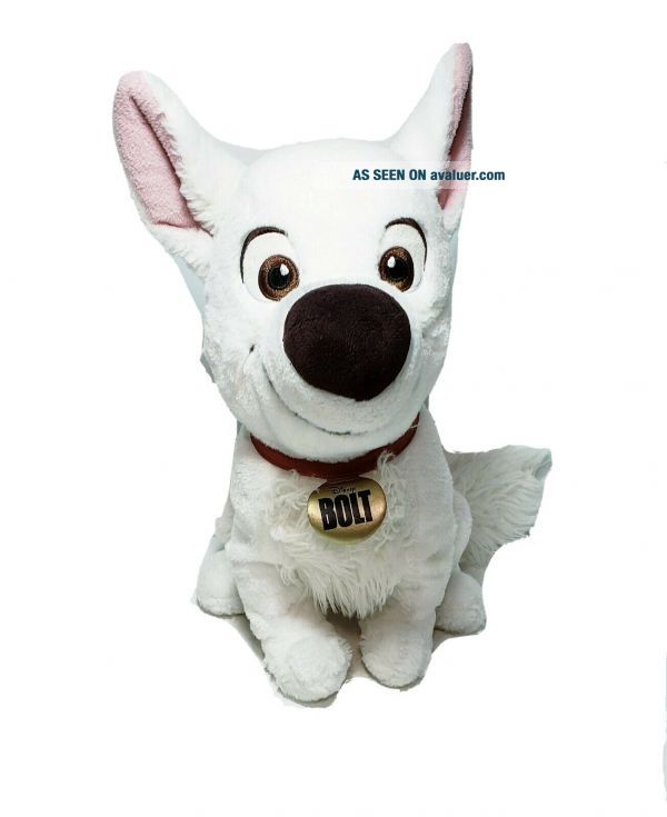 Disney Store Bolt 14 " Plush Dog Stuffed Toy | #49409856
