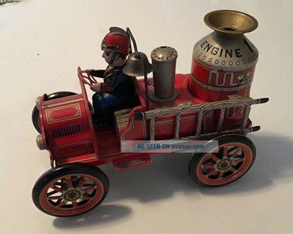 Modern Toys 1912 Friction Tin Litho Steam Fire Engine Made In Japan ...