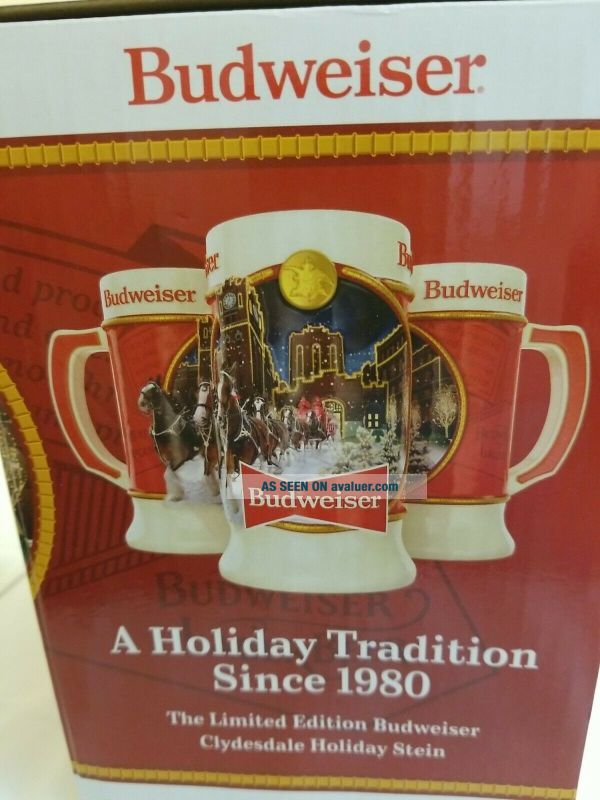 2020 Budweiser Limited Edition Holiday Stein Clydesdale 41st ...