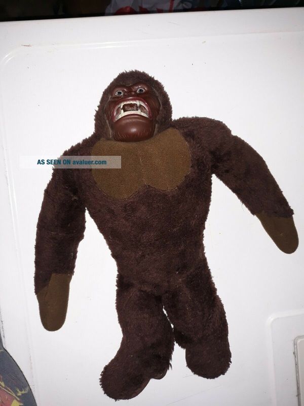 Vintage 1976 Mego King Kong 15 " Plush Doll Stuffed Gorilla Samet And ...