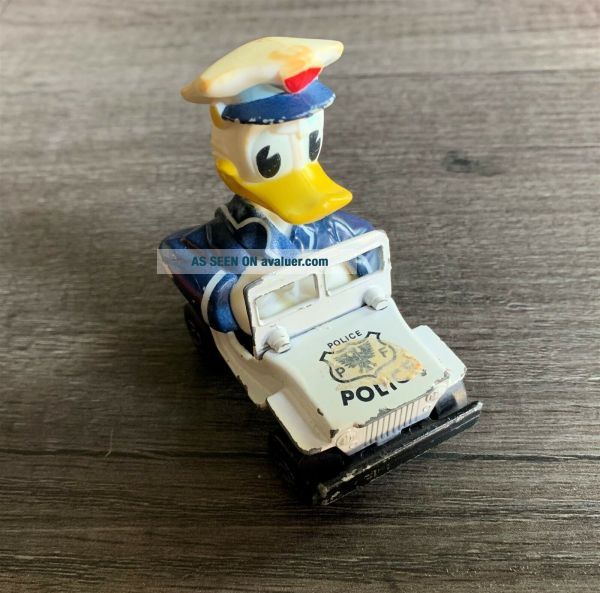Vintage 1979 Matchbox Disney Donald Duck Police Officer Lesney Jeep ...