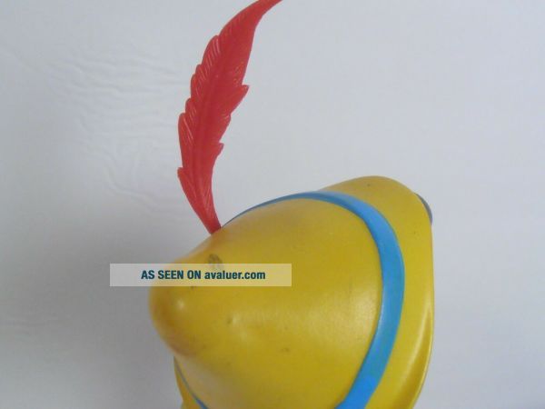VINTAGE 1970 ' S HONG KONG 8 " PINOCCHIO JOINTED DOLL W/FEATHER On HAT ...