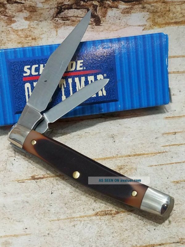 Vintage USA Schrade Old Timer 330T Middleman Jack Pocket Knife NIB ...