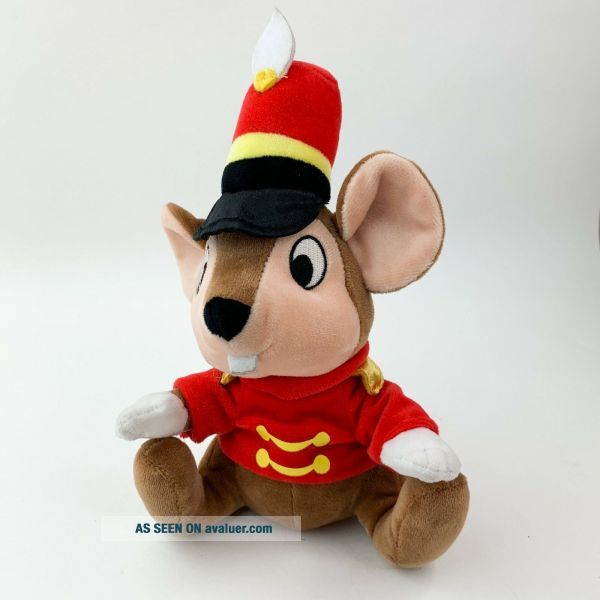 Disney Parks Timothy Mouse Plush Stuffed Animal Dumbo Ring Master 8 ...
