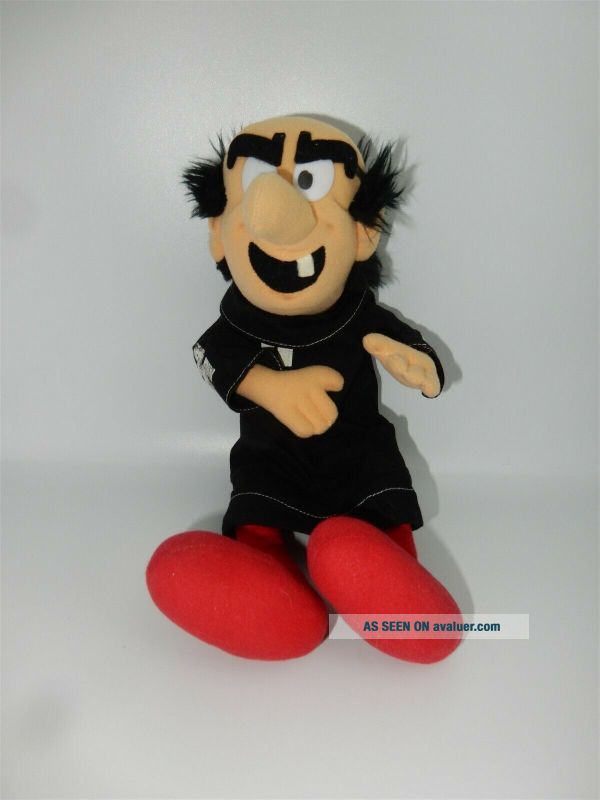 VINTAGE GARGAMEL SMURF PLUSH 1982 WALLACE BERRIE PEYO STUFFED DOLL 15 ...