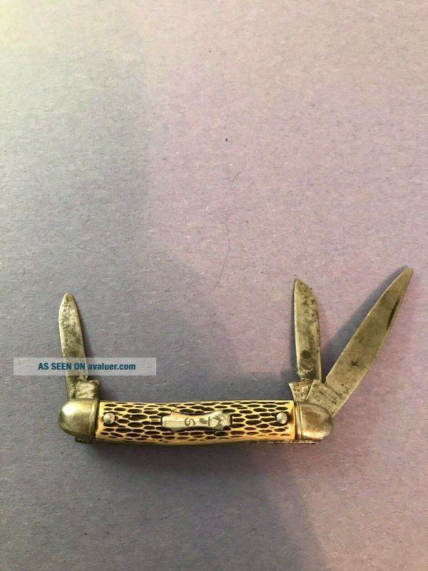Vintage Colonial Prov USA 3 Blade Pocket Knife | #49505400