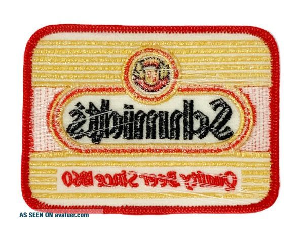 Vintage Schmidt ' S Since 1860 Brewing Beer Distributor Cloth 4in Patch ...