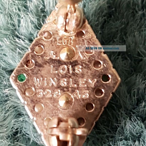 Alpha Delta Pi Sorority Frat Gold Jeweled Pin Badge Set - LGB - Oregon ...