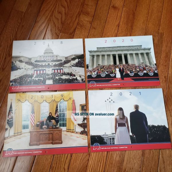 2018 2019 2020 2021 Official Donald Trump RNC Republican Calendar MAGA ...