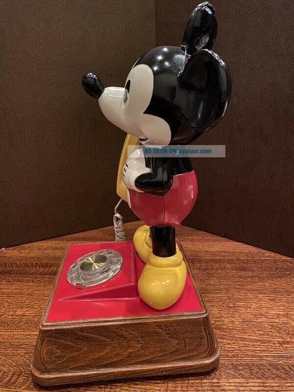 Vintage 1976 The Mickey Mouse Phone Rotary Dial Telephone Walt Disney ...