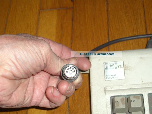 Vintage IBM Clicky Buckling Spring Keyboard Metal Steel Bottom | #49656079
