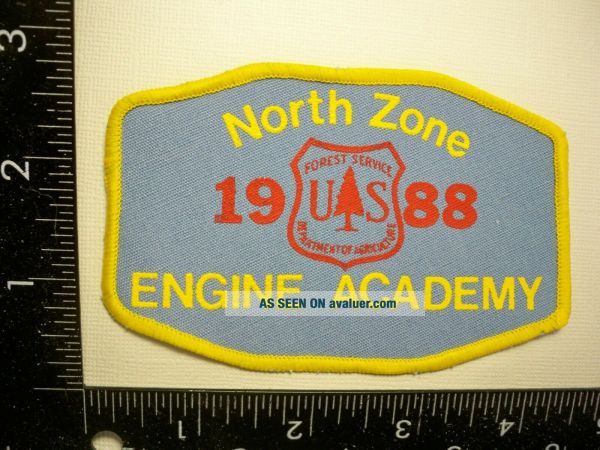 Federal US Forest Service USFS N Zone Silk Screen Patch Fire Engine ...