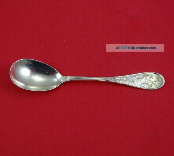 Japanese By Tiffany And Co Sterling Silver Egg Spoon 4 3/4 " Antique ...