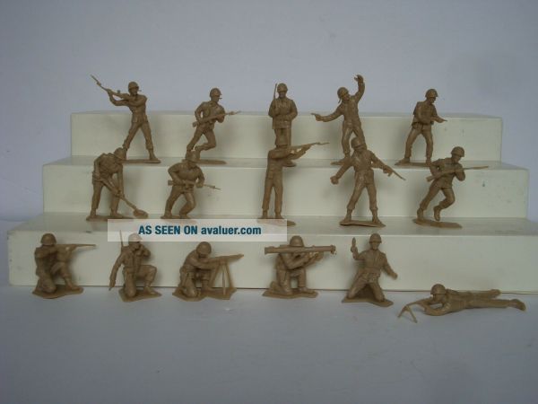 Marx Desert Fox / Complete Matched Set Of 16 US Desert Tan Series 1 GI ...