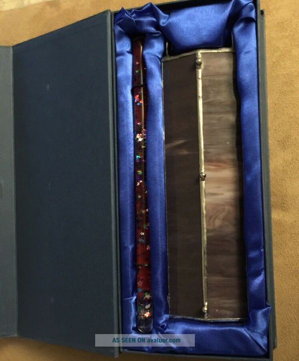 Vintage Kaleidoscope - Purple Stained Glass With Prismatic Oil Wand And ...