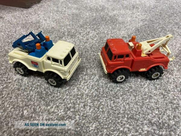 Schaper Stomper Ford Tow Trucks White And Red 4x4 Vintage 1980s | #49873497
