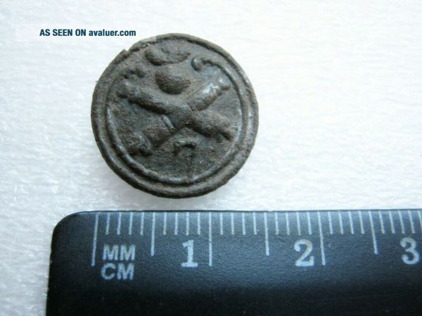 Relic Tin Button Of 7th Artillery Train Regiment Napoleon War 1812 ...