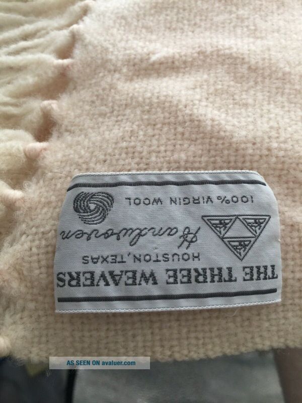 The Three Weavers Houston Texas Handwoven Throw Blanket 100 Virgin Wool ...