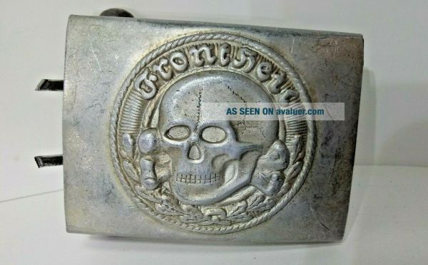 GOTT MIT UNS German Skull Belt Buckle | #49929222