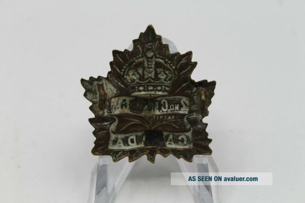 WW1 Canadian CEF 2nd CMR Mounted Rifles British Columbia Hussars Cap ...