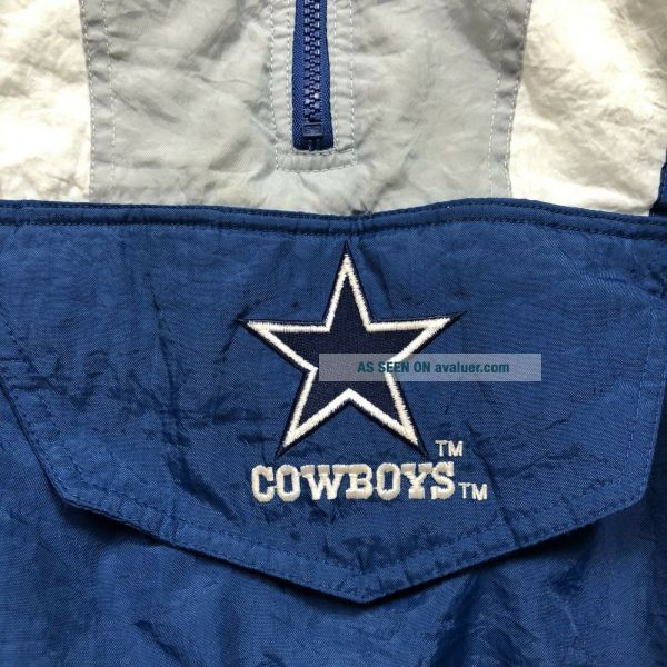 Vintage Dallas Cowboys NFL Pro Line Authentic Starter 1/4 Zip Pullover ...