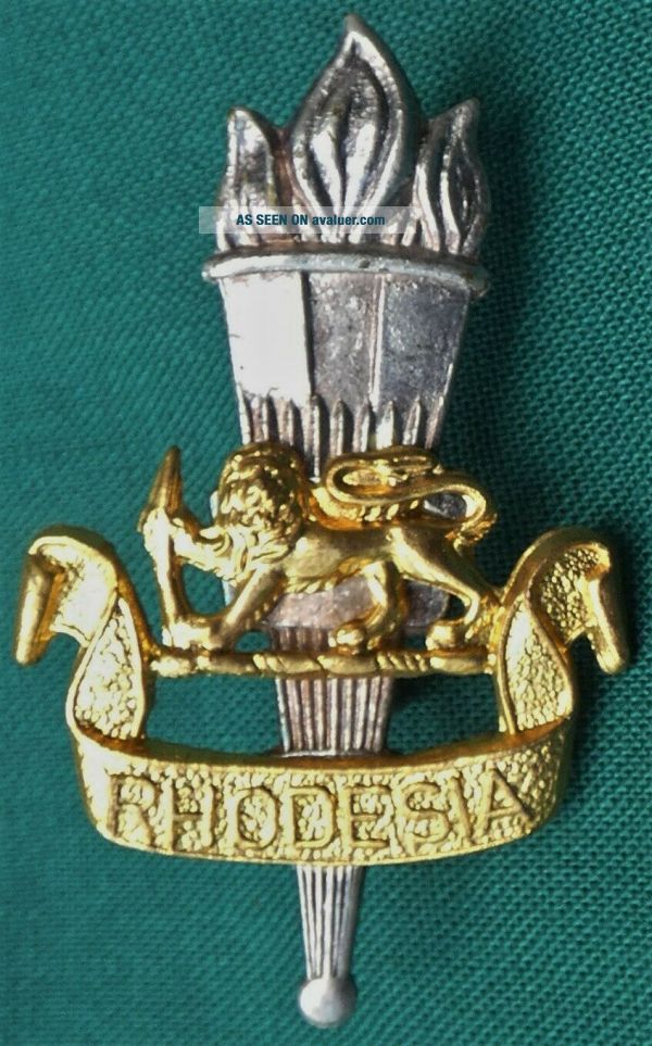 Rhodesian Army EDUCATION Corps CAP Badge Rhodesia BUSH WAR Period Post ...