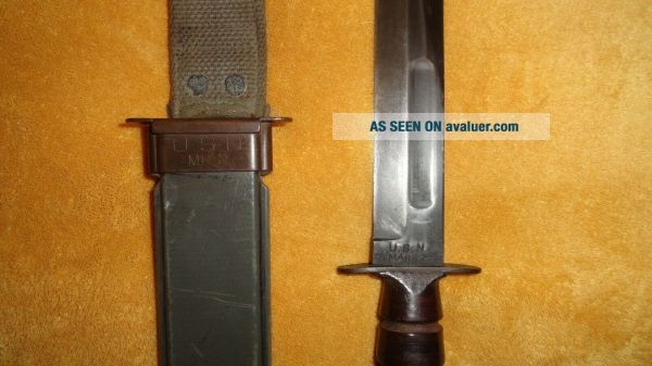 USN Mark 2 WWII U S Navy Fighting Knife Camillus With USN Mk2 Sheath ...