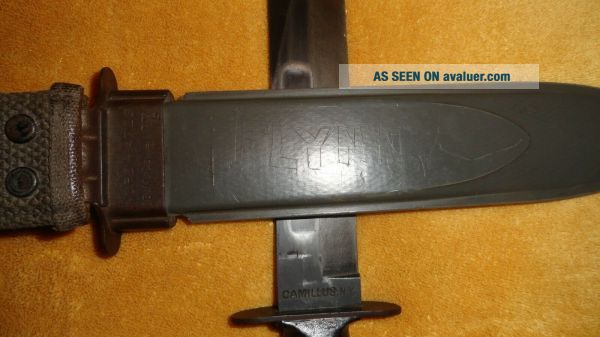 USN Mark 2 WWII U S Navy Fighting Knife Camillus With USN Mk2 Sheath ...