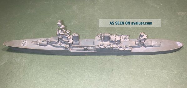 WWII Ship ID Recognition Model USS Chicago Comet Metal Products US Navy ...