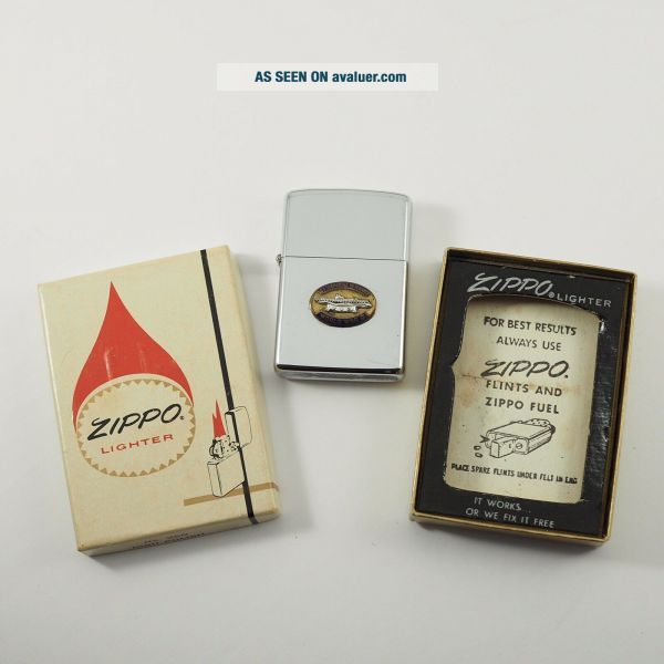 Vintage Zippo Lighter No 250 High Polish WWII Inscribed W Box /g ...