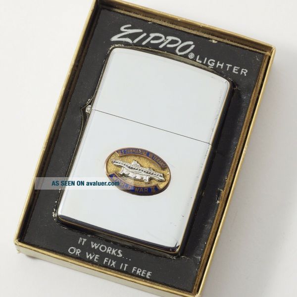 Vintage Zippo Lighter No 250 High Polish WWII Inscribed W Box /g ...