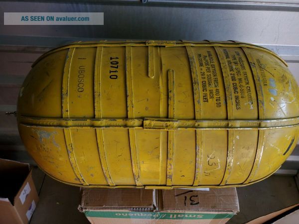 WW2 WWII US Oxygen Tank B - 24 B - 25 B - 17 Bomber Breathing Rat Rod ...