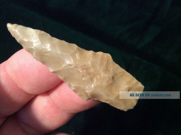 TEXAS ARROWHEAD TRAVIS COUNTY TX INDIAN ARTIFACT ARROW HEAD - - - C 05 ...