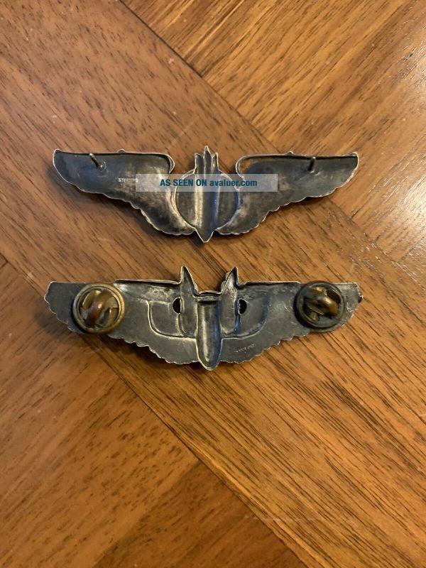 WW2 AAC Army Air Corps Sterling Gunner And Bomber Wing | #50039275