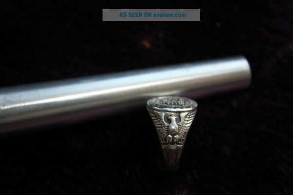WWII ARMY AIR FORCE STERLING RING 20th BOMB SQUADRON 2nd BG 15TH AAF ...