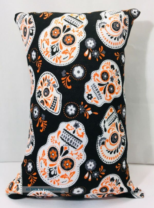 Art Pillow:Dia De Los Muertos Day Of The Dead Pillow 14 " X 9 ...