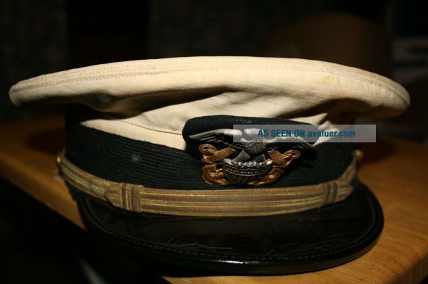 WW2 US Navy Officer Khaki Hat/Cap | #50057271