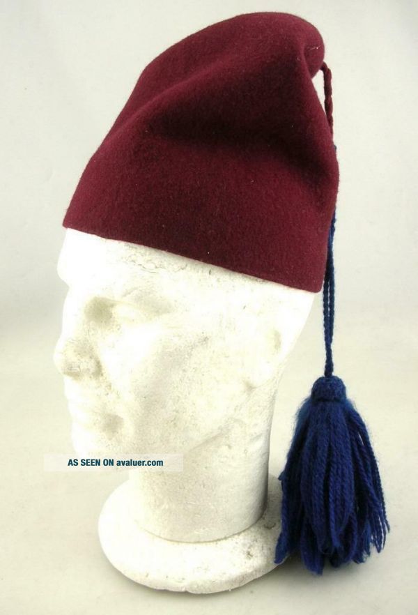 WW2 WWII ITALIAN ITALY FASCIST ARMY BERSAGLIERI CAPPELLO HAT CAP FEZ ...