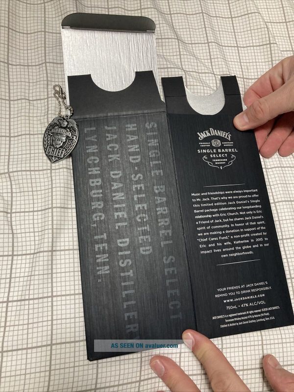 Jack Daniels Eric Church Single Barrel Select Limited Edition Medallion ...